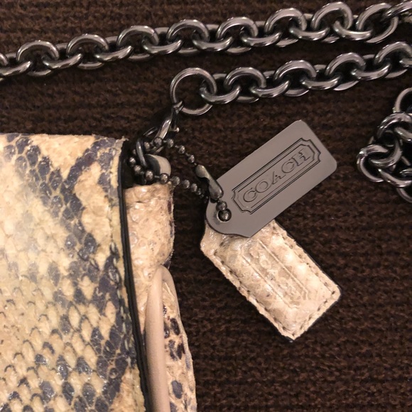 Coach | Bags | Coach Embossed Python Purse | Poshmark
